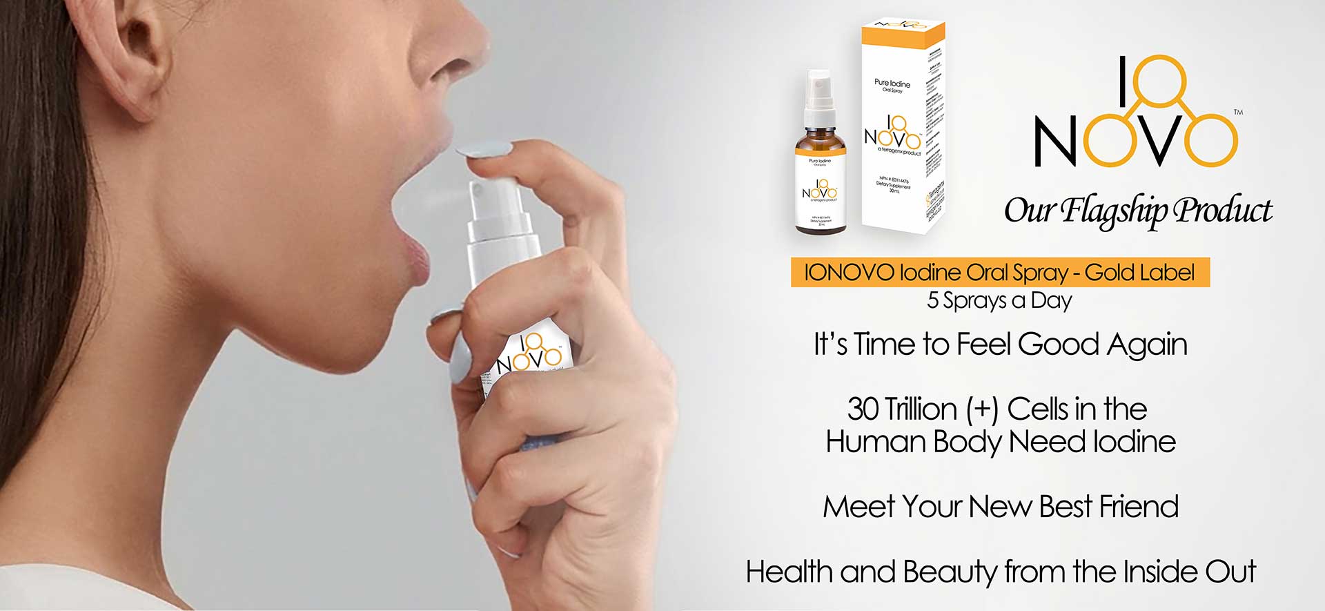 Good Iodine - IoNovo Iodine Spray for a Vibrant Life